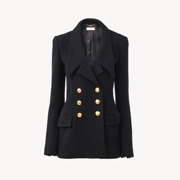 Chloé Double-breasted Tailored Jacket - Black