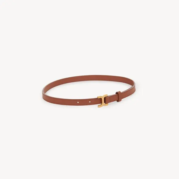 Chloé Marcie Belt - Tan
