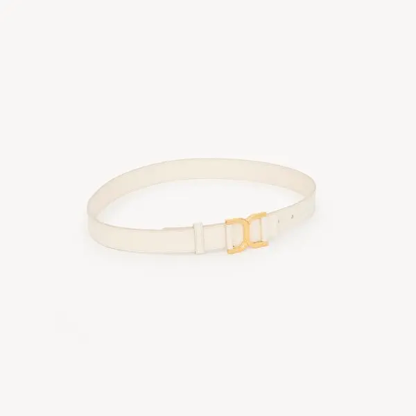 Chloé Marcie Belt - Misty Ivory