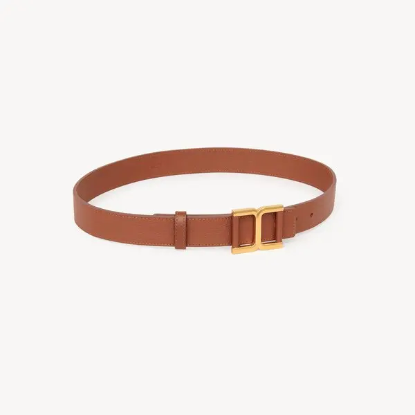 Chloé Marcie Belt - Sepia Brown