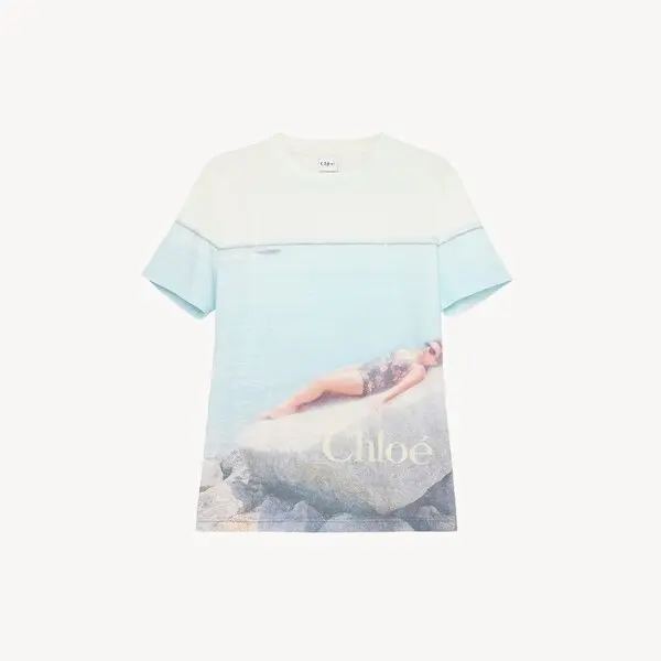 Chloé T-shirt With Logo - Iconic Milk