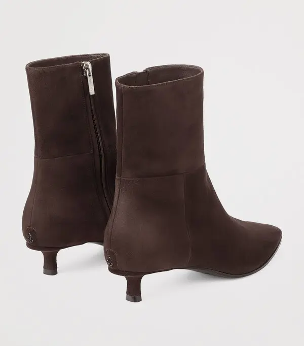 JIMMY CHOO Lory 35 Suede Ankle Boots - Brown