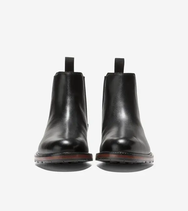 Cole Haan Roundhill Grand Waterproof Chelsea Boots - Black