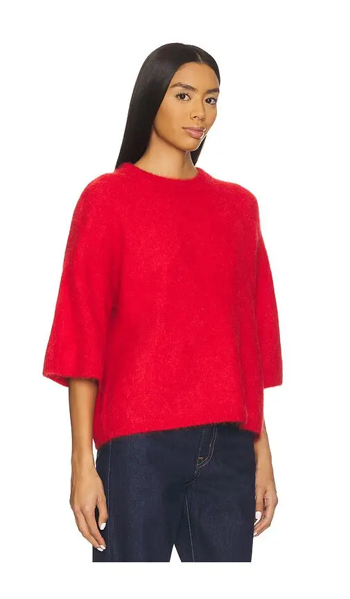 PISTOLA Micah Short Sleeve Crewneck Sweater