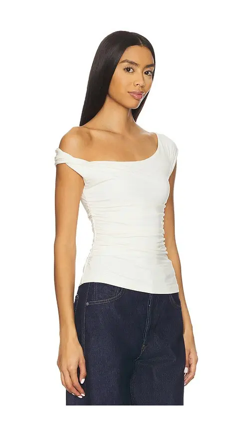 WeWoreWhat Twisted Off The Shoulder Top