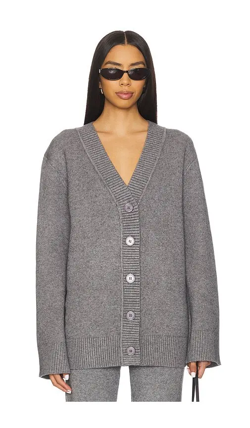 SEROYA Denise Cardigan - Medium Grey