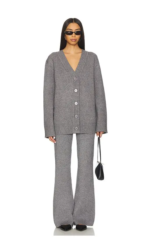 SEROYA Denise Cardigan - Medium Grey