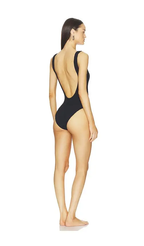 Hunza G Square Neck One Piece Swimsuit - Black