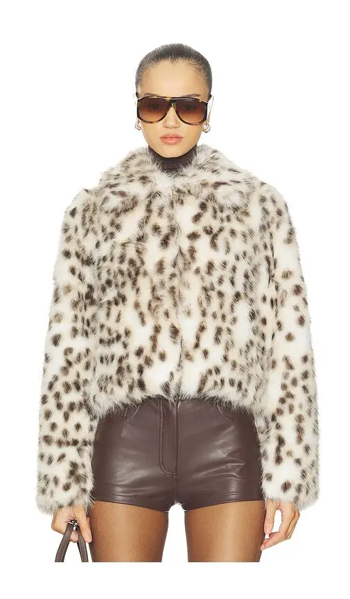 Adrienne Landau Emory Faux Fur Jacket