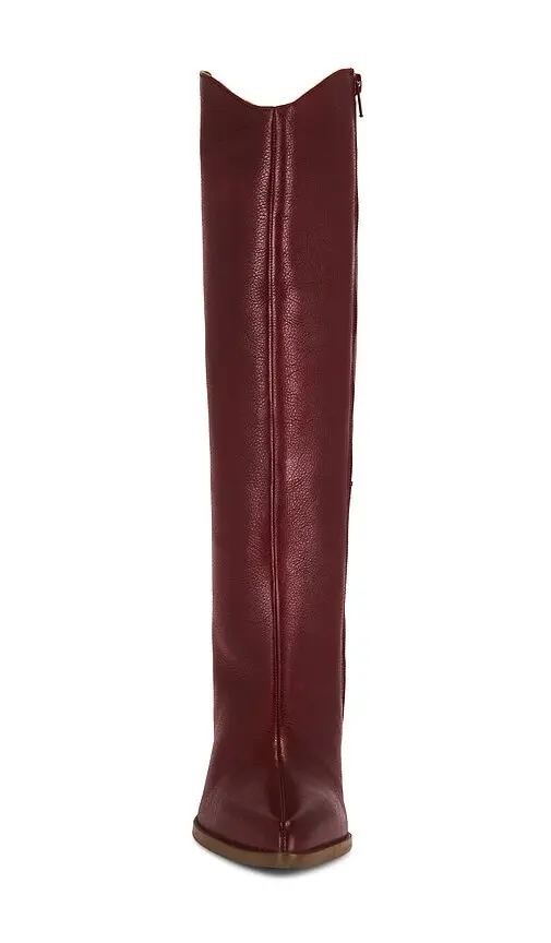 Seychelles Begging You" Tall Boots - Cranberry Leather