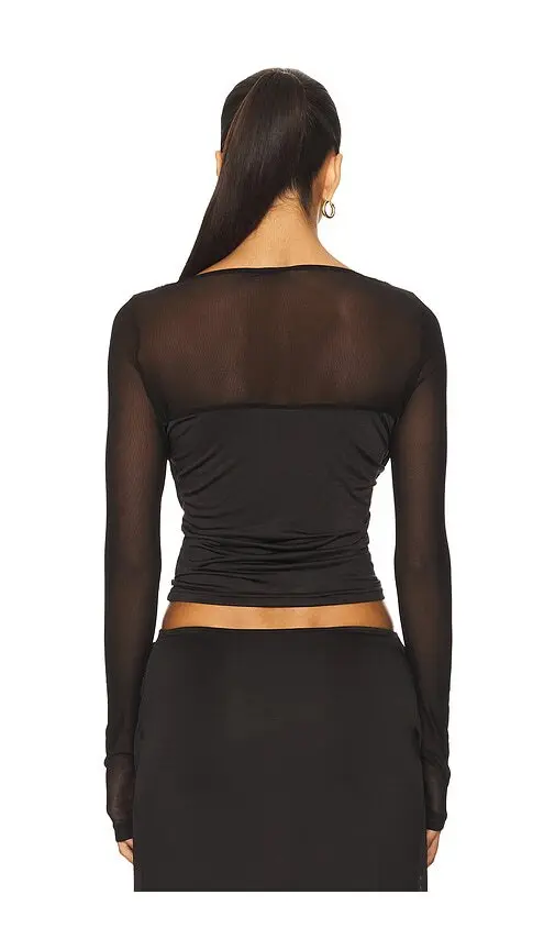 RUNAWAY THE LABEL Wilona Sleeved Cowl Top
