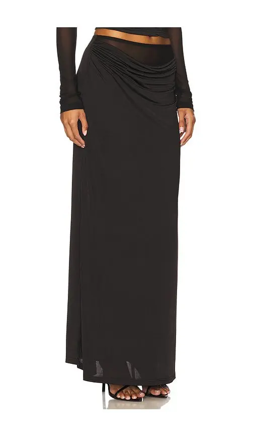RUNAWAY THE LABEL Wilona Maxi Skirt - Black