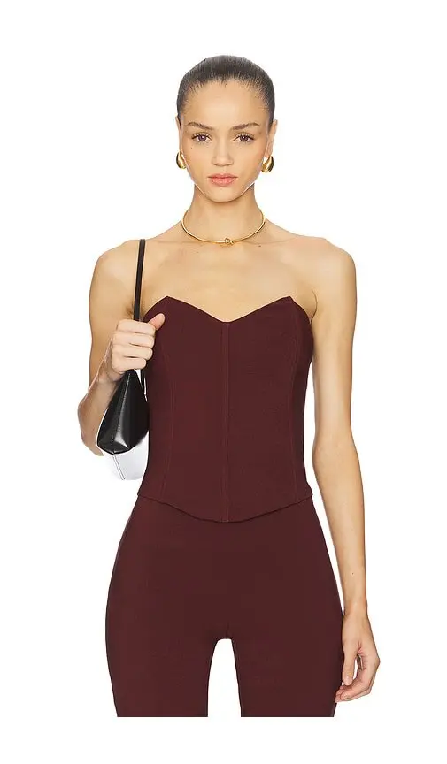 RUNAWAY THE LABEL Gisele Bustier Top