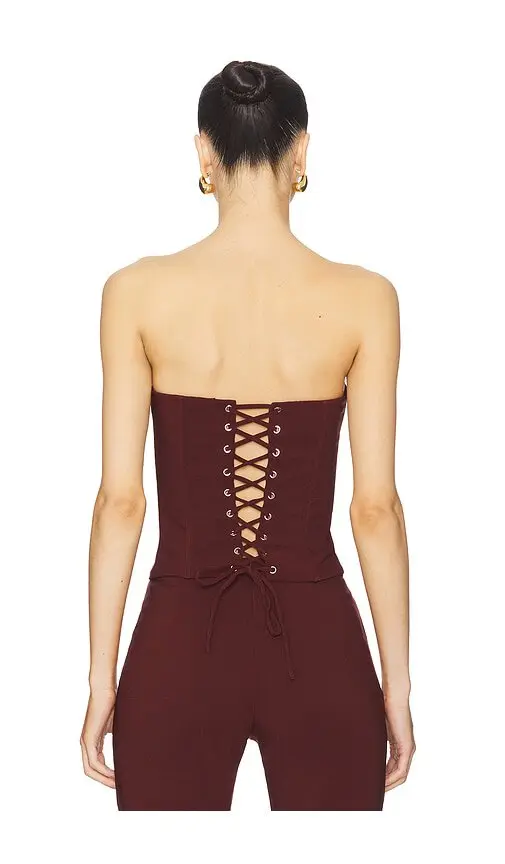 RUNAWAY THE LABEL Gisele Bustier Top