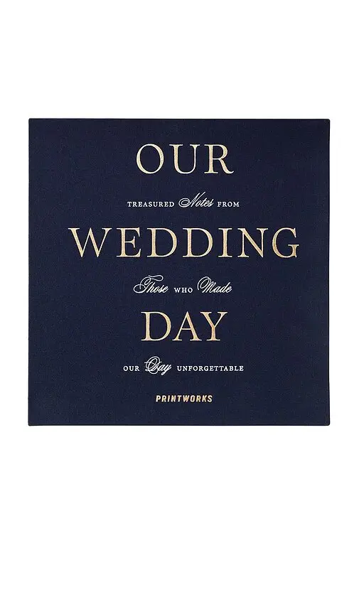 PRINTWORKS Wedding Guest Book - N,a