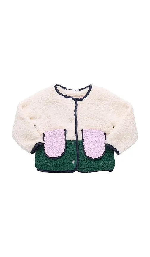 Pink Chicken Ruth Sherpa Jacket - Cream