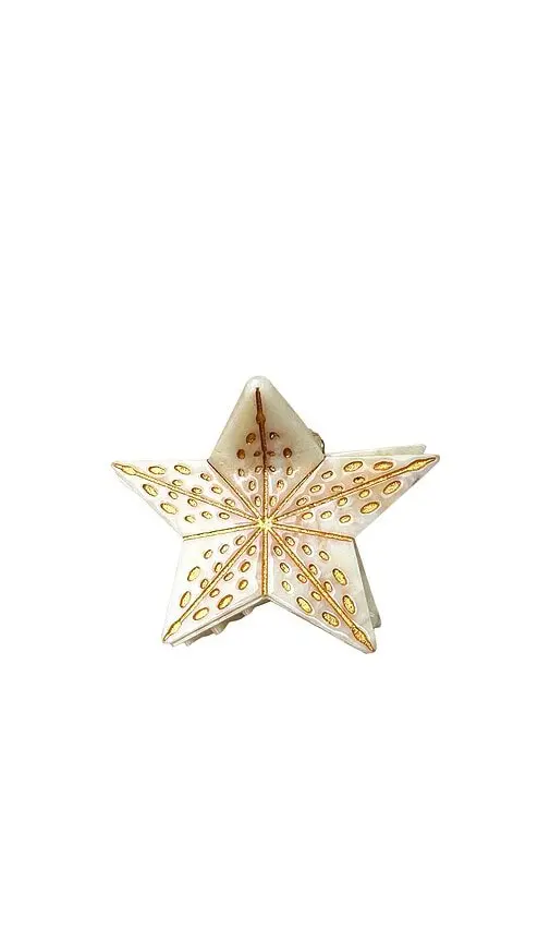 SOLAR ECLIPSE Hand-painted Celestial Star Claw Clip - N,a