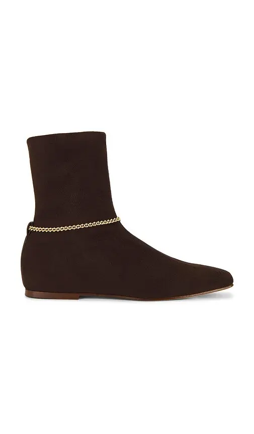 MARIA LUCA Norma Bootie With Chain Detail