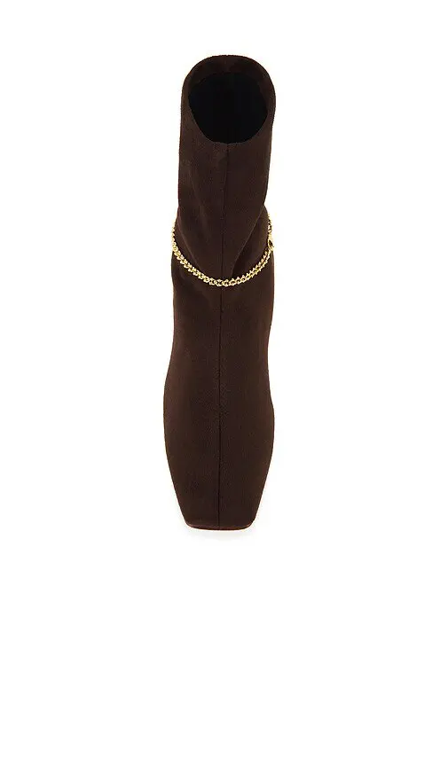 MARIA LUCA Norma Bootie With Chain Detail