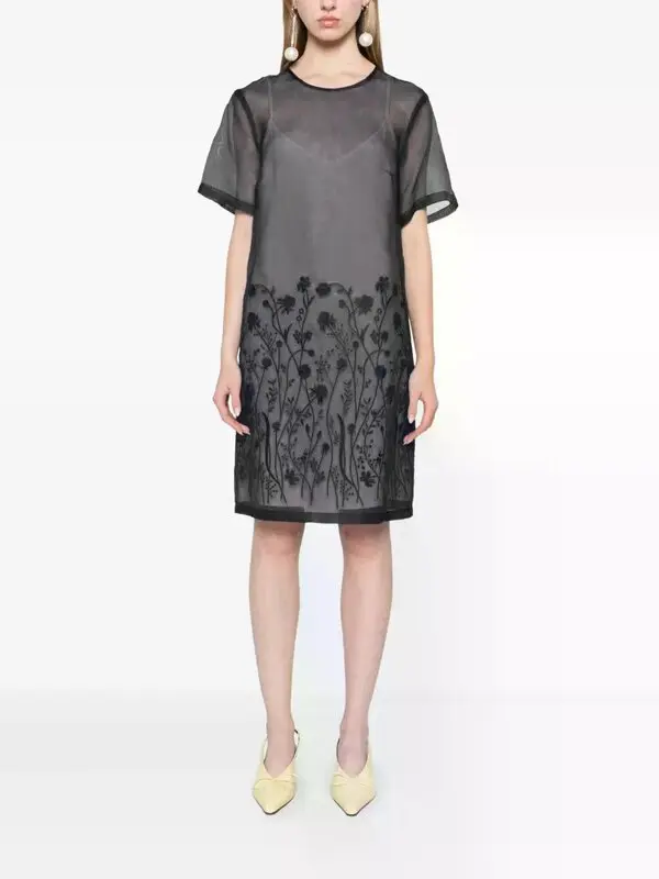 P.a.r.o.s.h Flora-detail Midi Dress