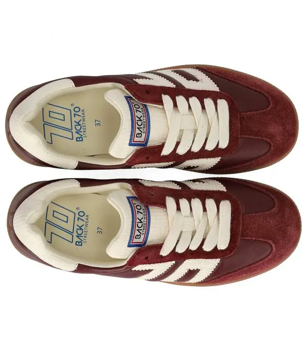 BACK70 Cloud Wine Sneakers