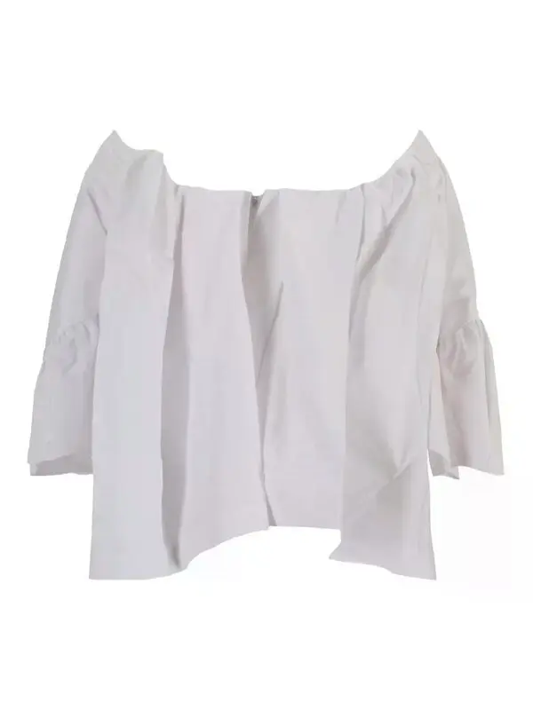 MERYLL ROGGE Ruffle-sleeve Blouse - White