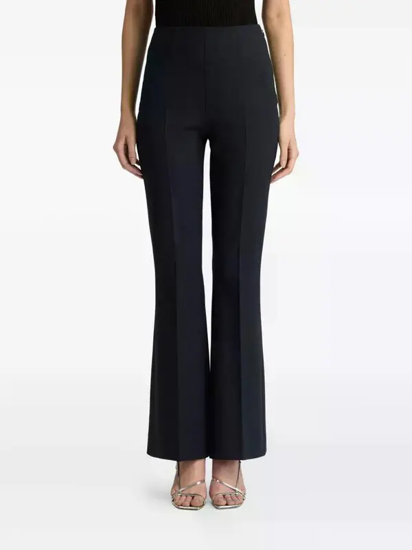 Oscar De La Renta High-waisted Flared Trousers