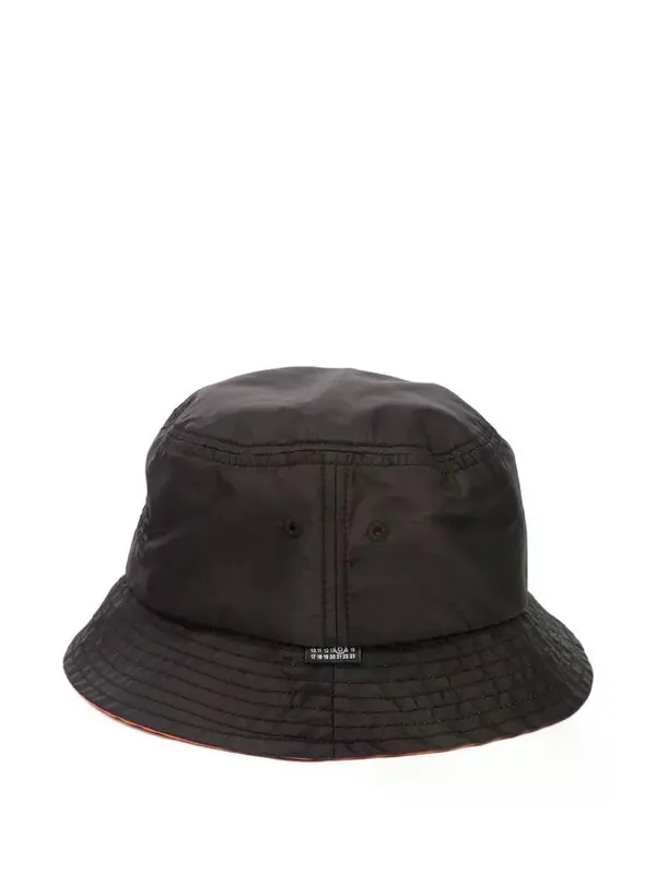 MAISON MARGIELA Embroidered Bucket Hat - Black