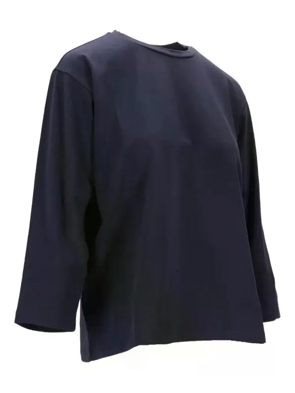 LA ROSE Long Sleeve T-shirt - Blue