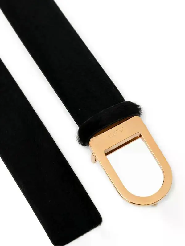 Khaite Leather Belt - Black