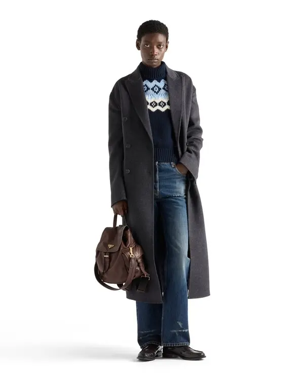 Prada Wool And Cashmere Sweater - Blue