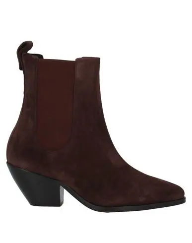 Sandro Leather Ankle Boots - Brown