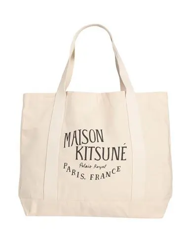 Maison Kitsuné Cotton Canvas Shopper - Beige