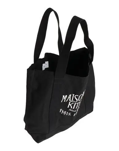 Maison Kitsuné Cotton Canvas Shopper - Black