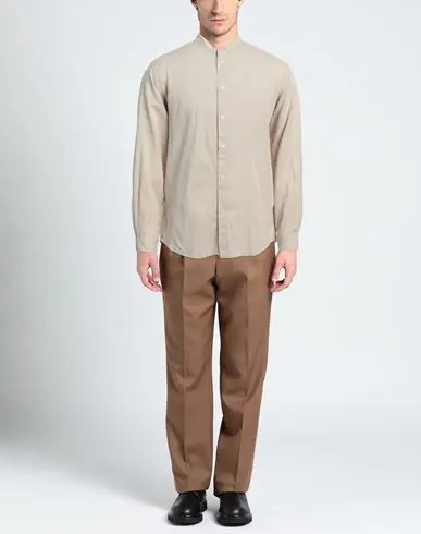 LIU •JO MAN Shirt Size Lyocell, Linen, Cotton - Beige
