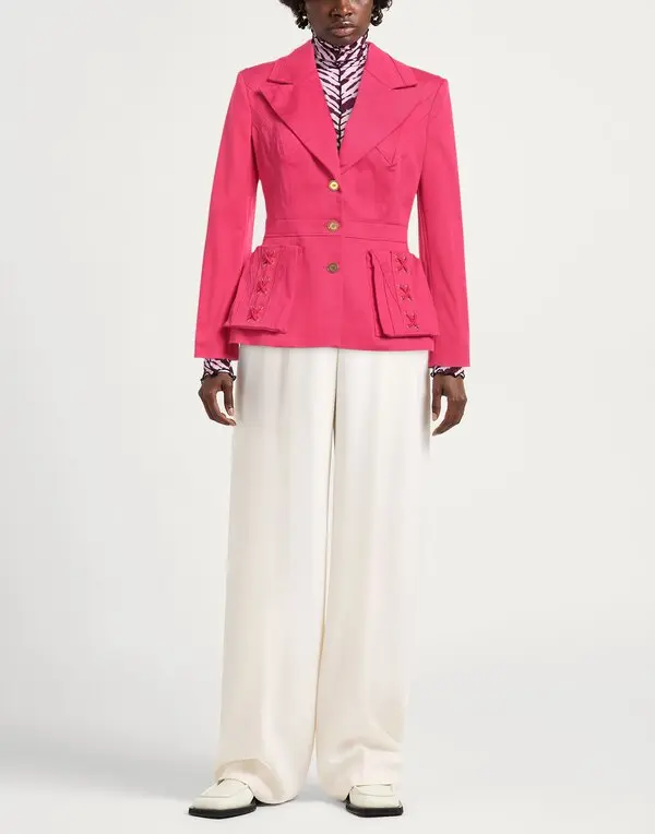 Elisabetta Franchi Single-breasted Blazer With Appliqués