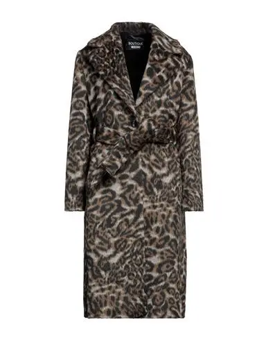 Moschino Velour Leopard Print Coat