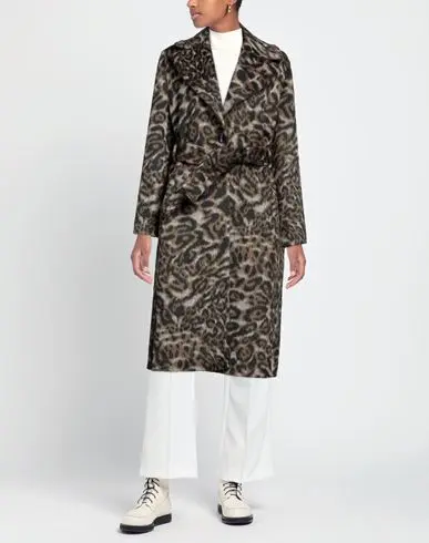 Moschino Velour Leopard Print Coat