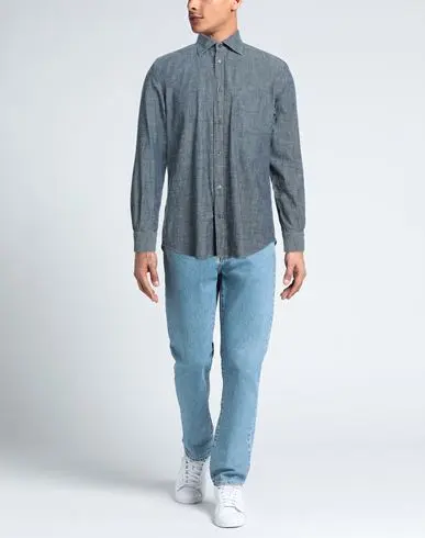 GLANSHIRT Denim Shirt Size Cotton