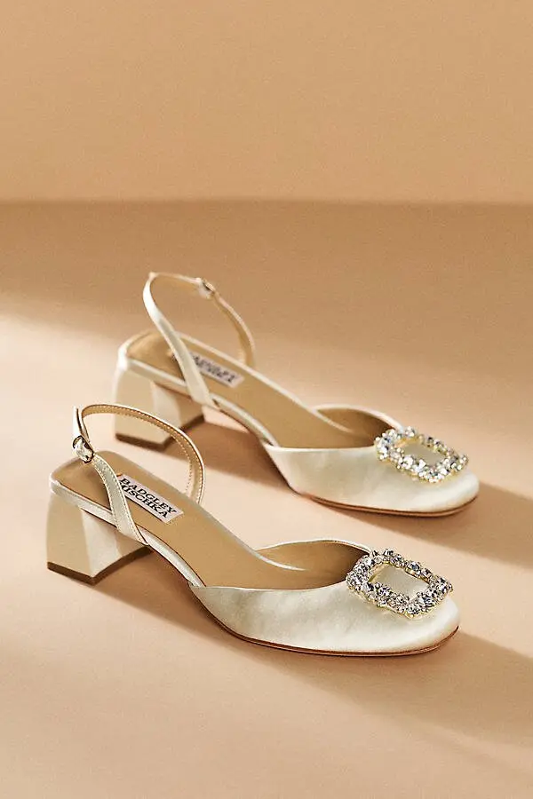 Badgley Mischka Vivia Slingback Heels