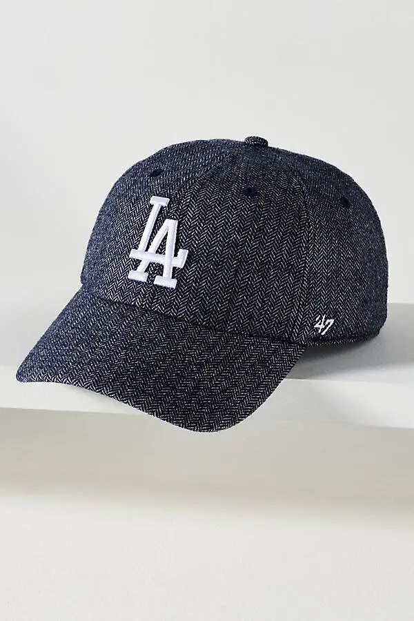 '47 Herringbone Baseball Cap - Dodgers Navy