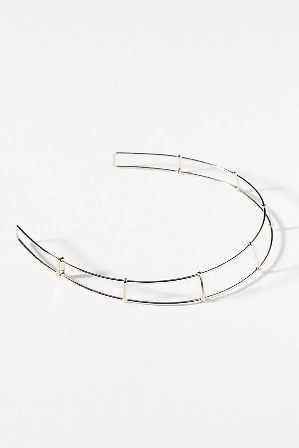 EPONA VALLEY Castillo Metal Headband - Silver