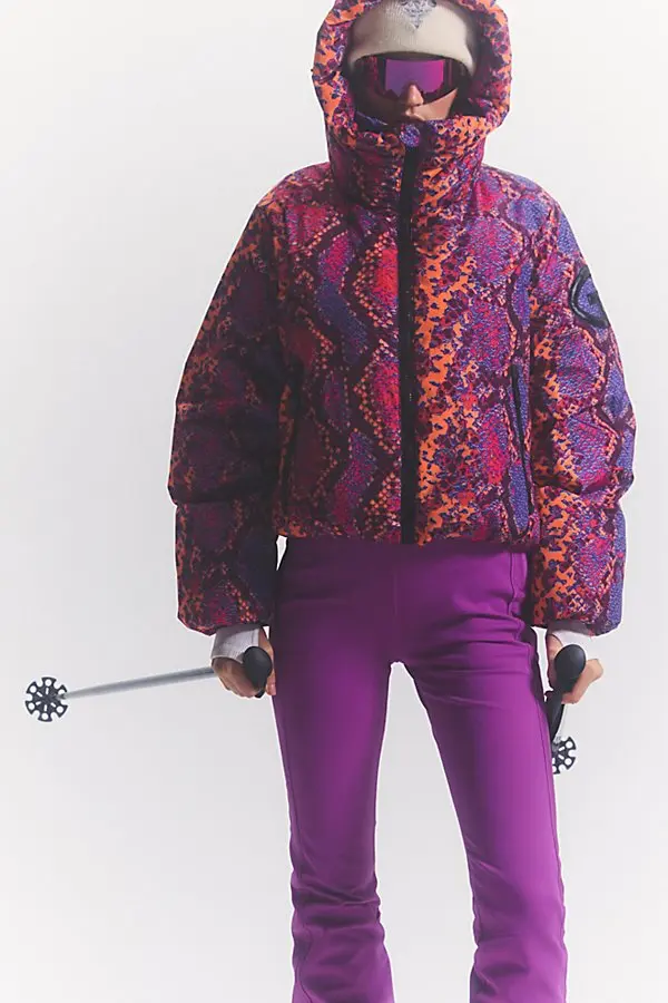 Goldbergh Lucia Ski Jacket - Snake Pink