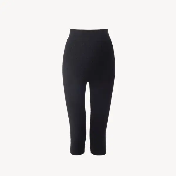 Chloé Capri Leggings In A Stretch Knit