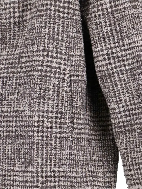 Kiton Single-breasted Wool Blend Coat