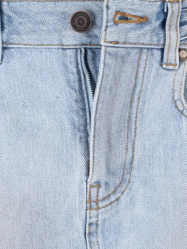 Balenciaga Le City Denim Mini Skirt - Light Blue