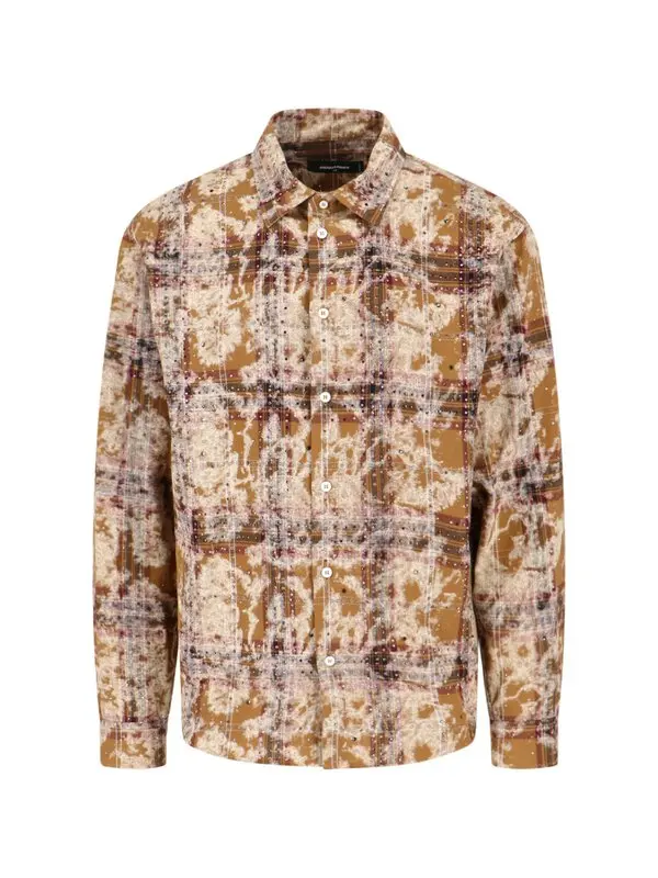 Dsquared2 Bleached Sparkly Check' Shirt