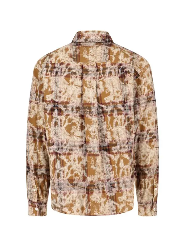 Dsquared2 Bleached Sparkly Check' Shirt