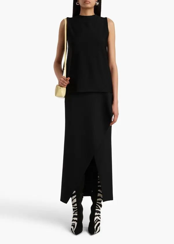 Khaite Knit Sleeveless Top - Black