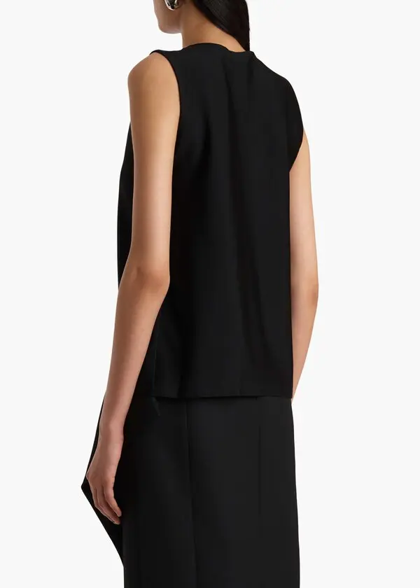 Khaite Knit Sleeveless Top - Black